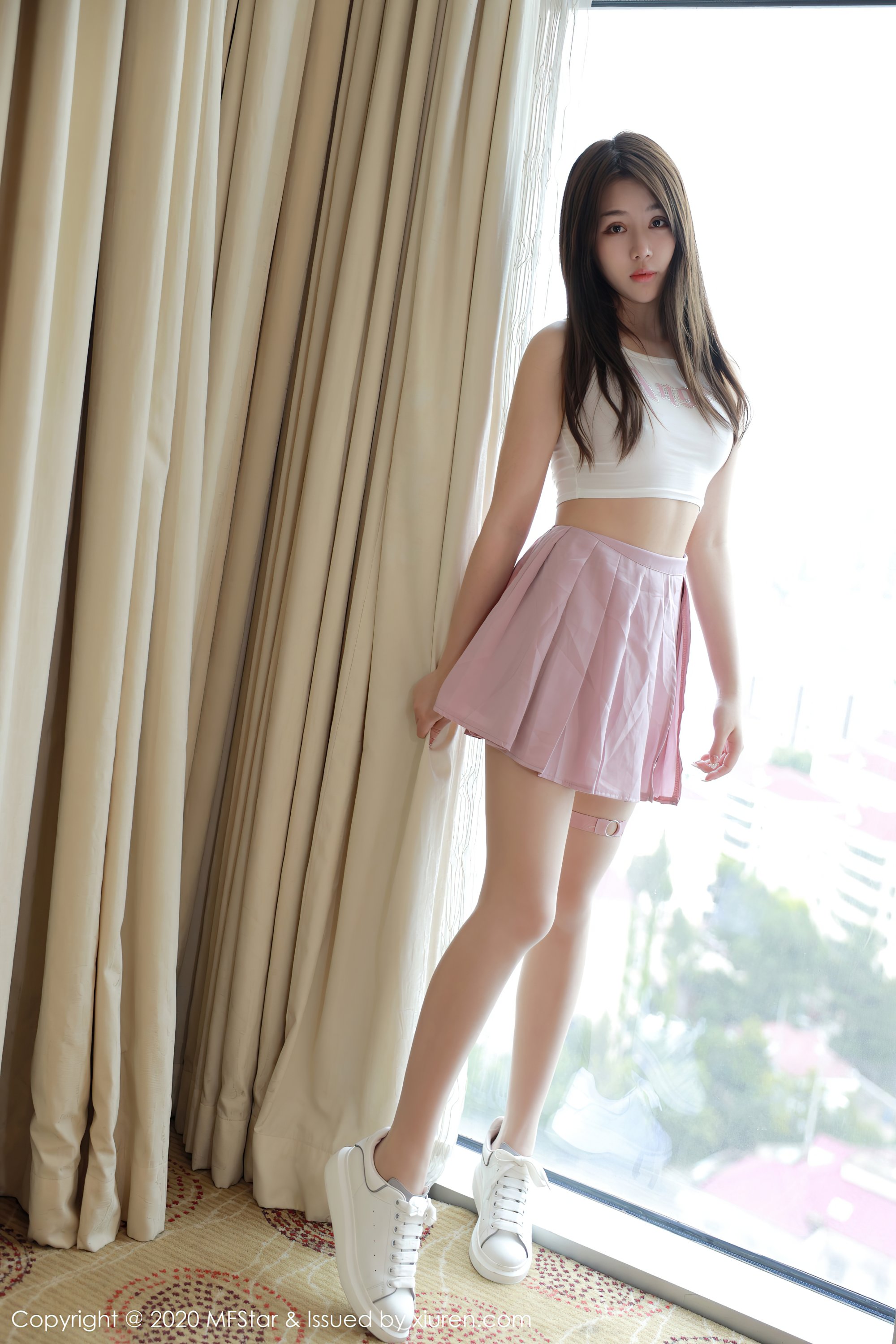 【MFStar模范学院系列】2020.09.10 Vol.384 梦梵 完整版无水印写真【44P】-骑士屋美女套图