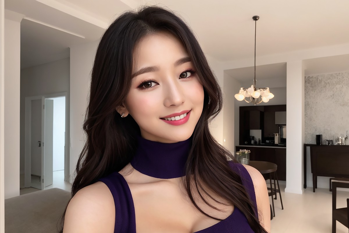 AIModel Vol.149 Purple Dress – modelsmagz.com