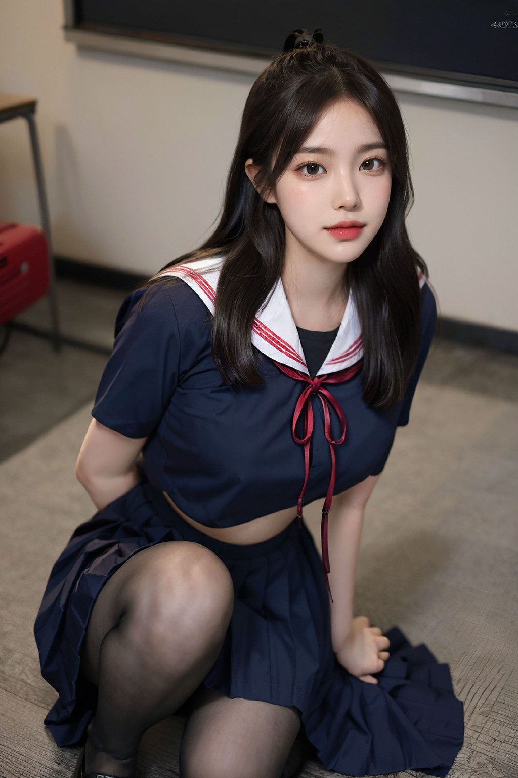 No477 Black Seifuku